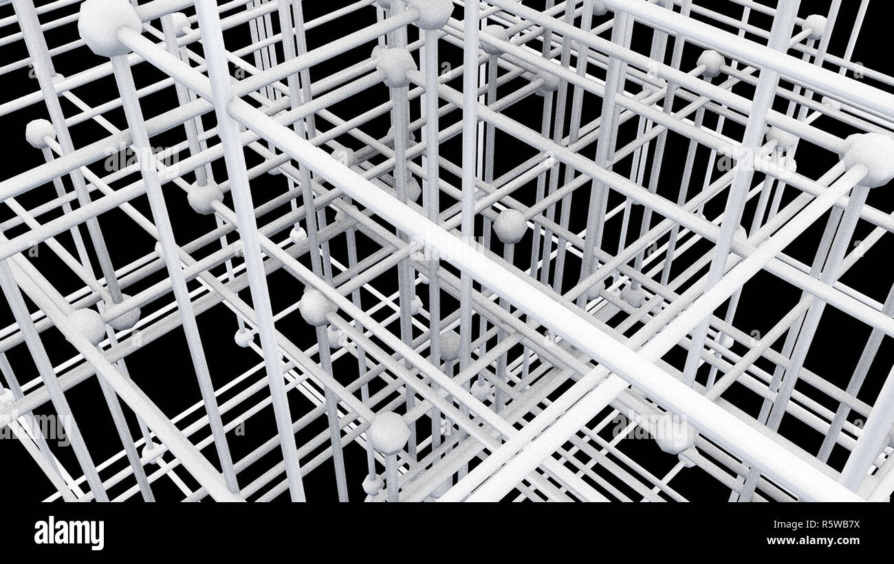 Abstract background with realistic network connection Stock Photo - Alamy