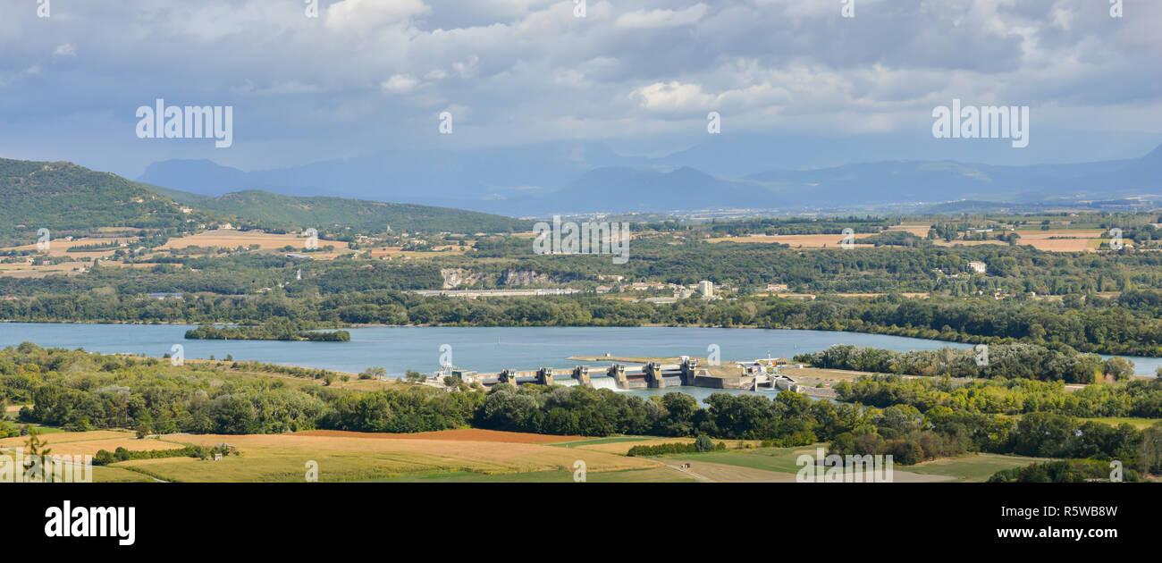 barrage de rochemaure Stock Photo - Alamy