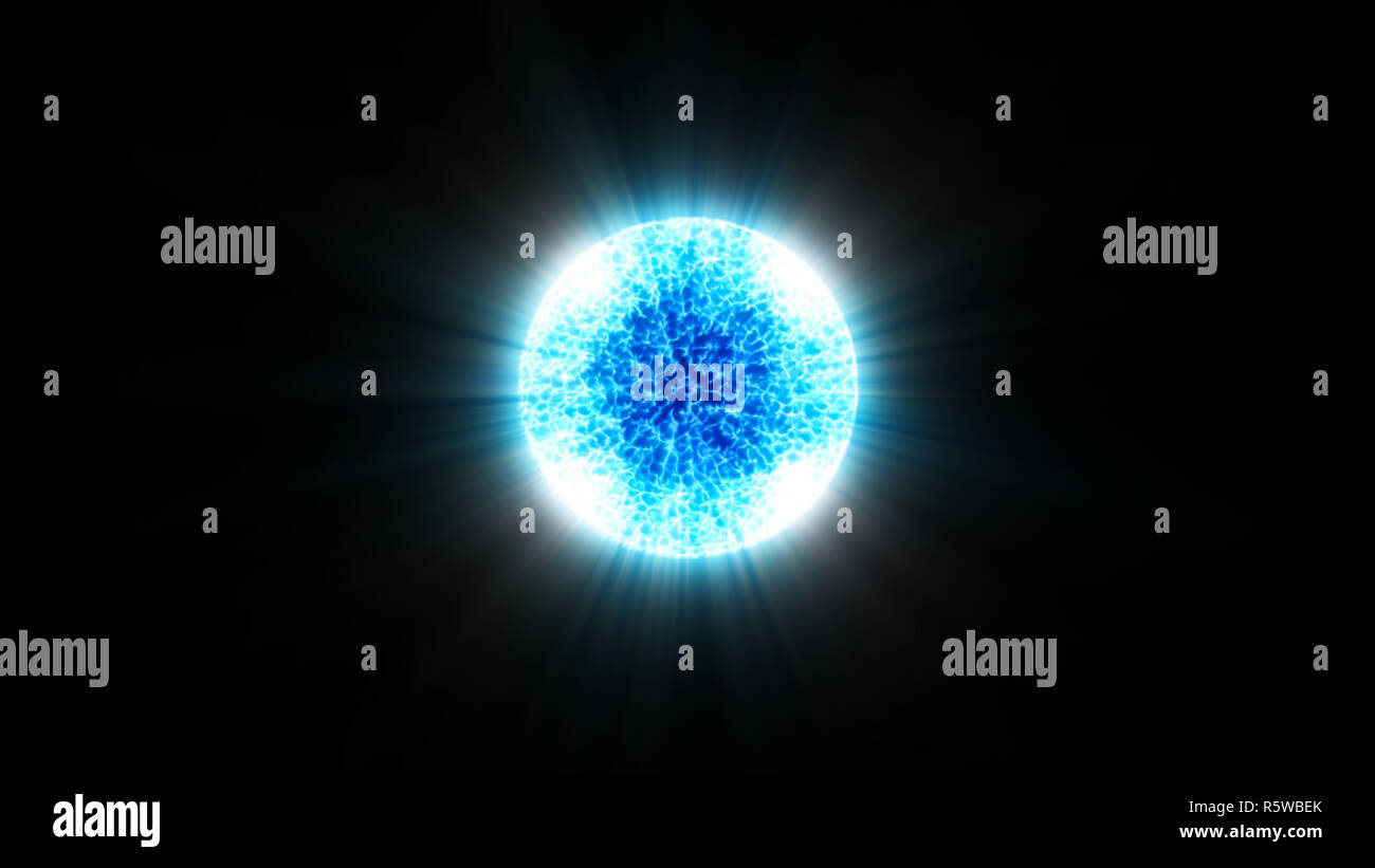 Abstract glow sphere. Digital illustration Stock Photo - Alamy