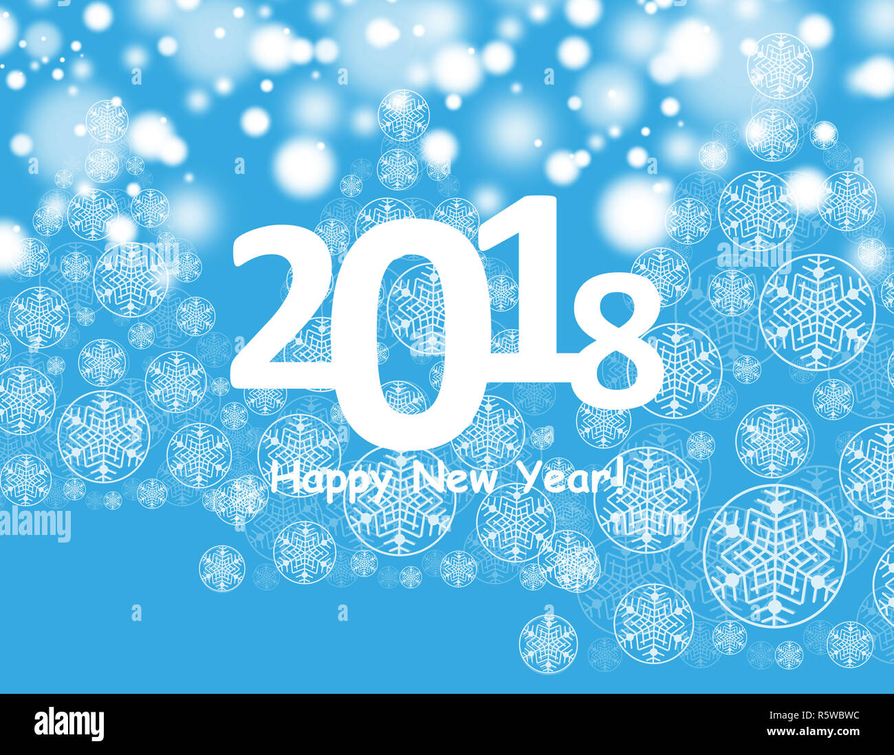Christmas tree made of snowflakes and magic circle Stock Photo - Alamy
