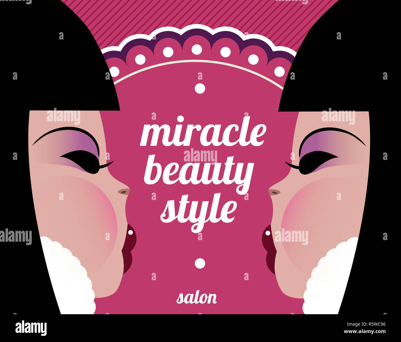 Two same girls Stock Photo - Alamy