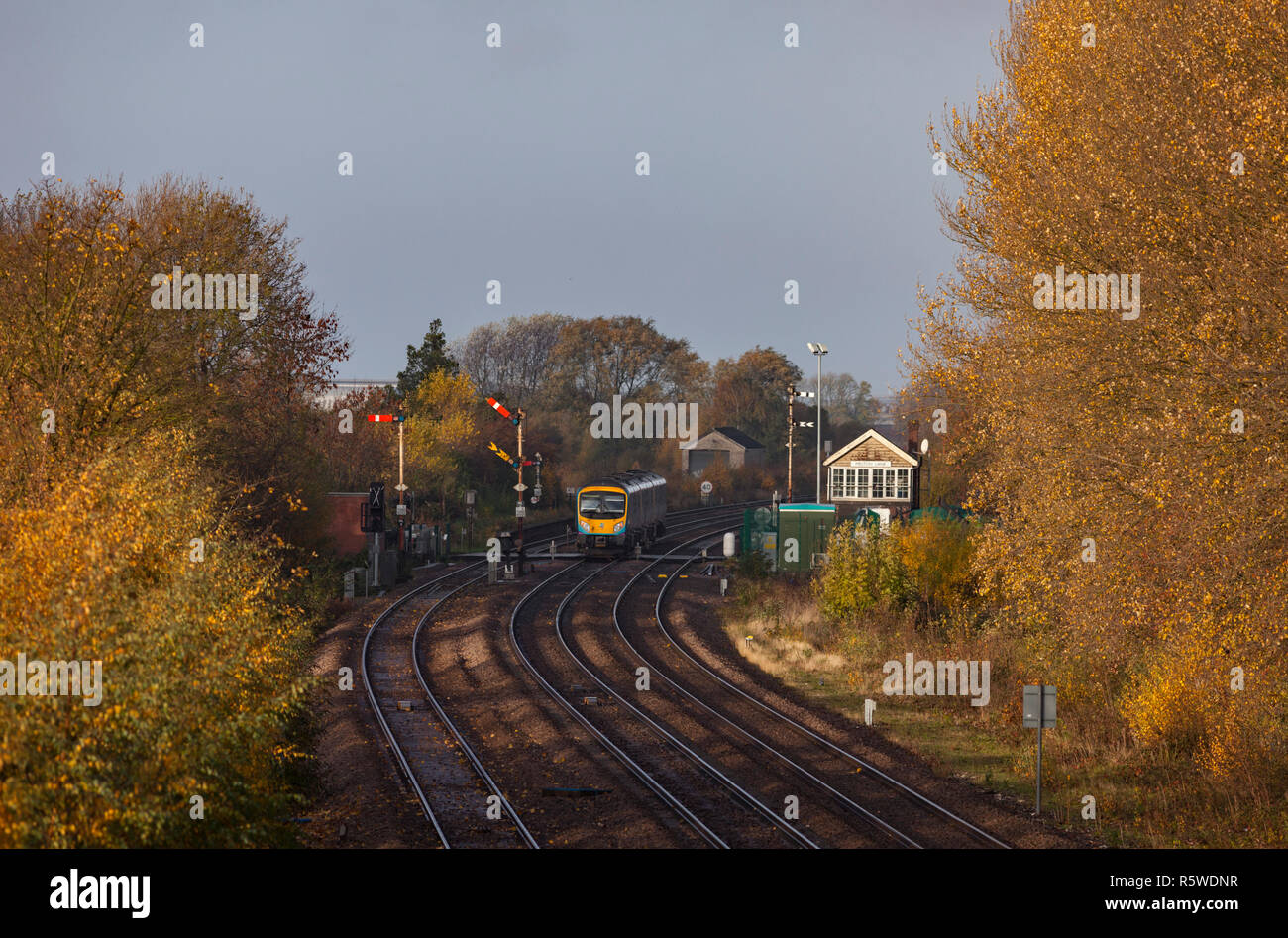 A First Transpennine Express class 185 train passing the mechanical ...
