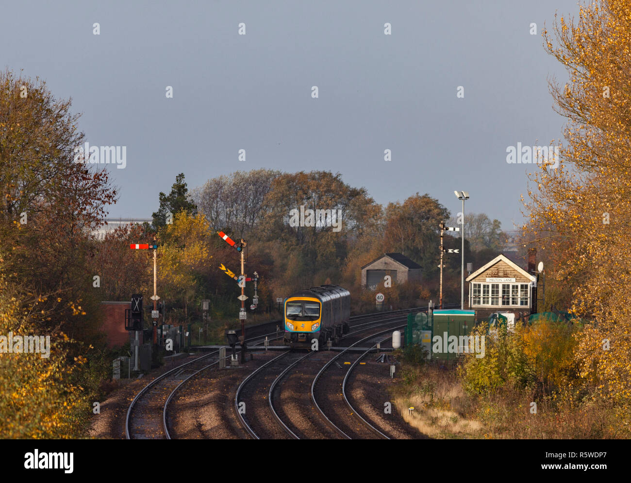 A First Transpennine Express class 185 train passing the mechanical ...