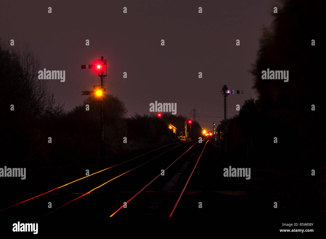 Semaphore Signals High Resolution Stock Photography and Images - Alamy