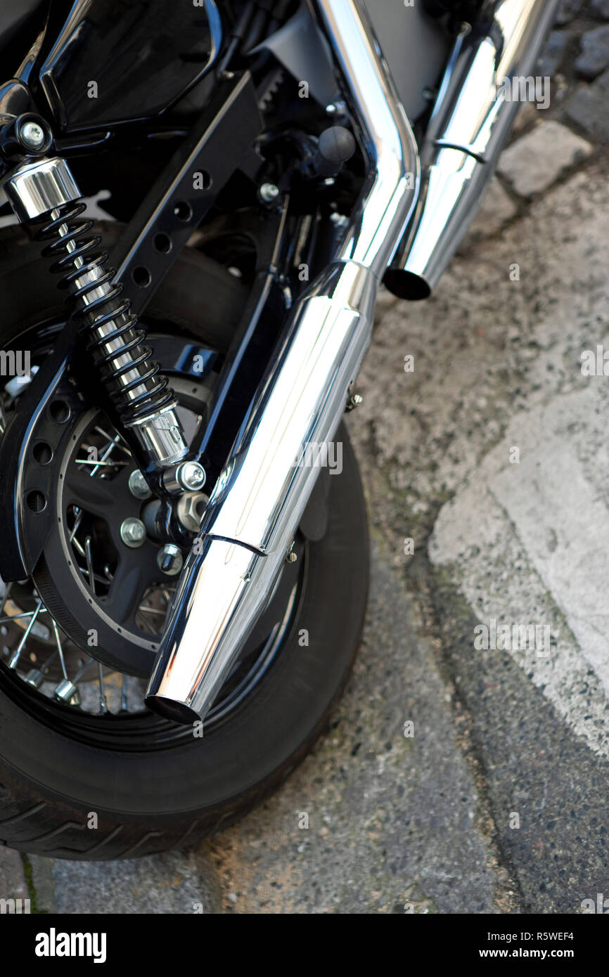 Tire and motorcycle body Stock Photo - Alamy