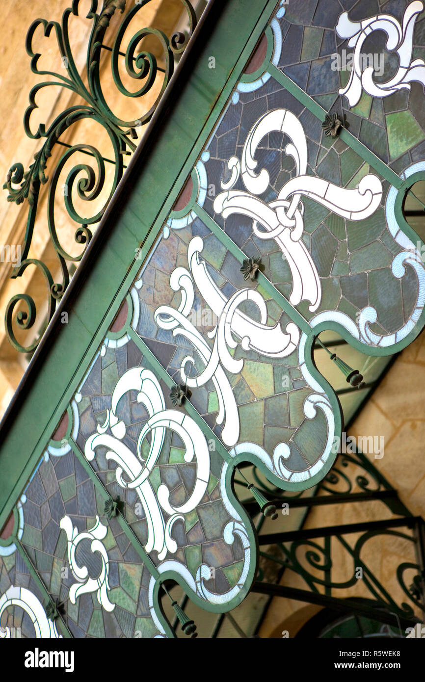 Classic glass veranda Stock Photo - Alamy
