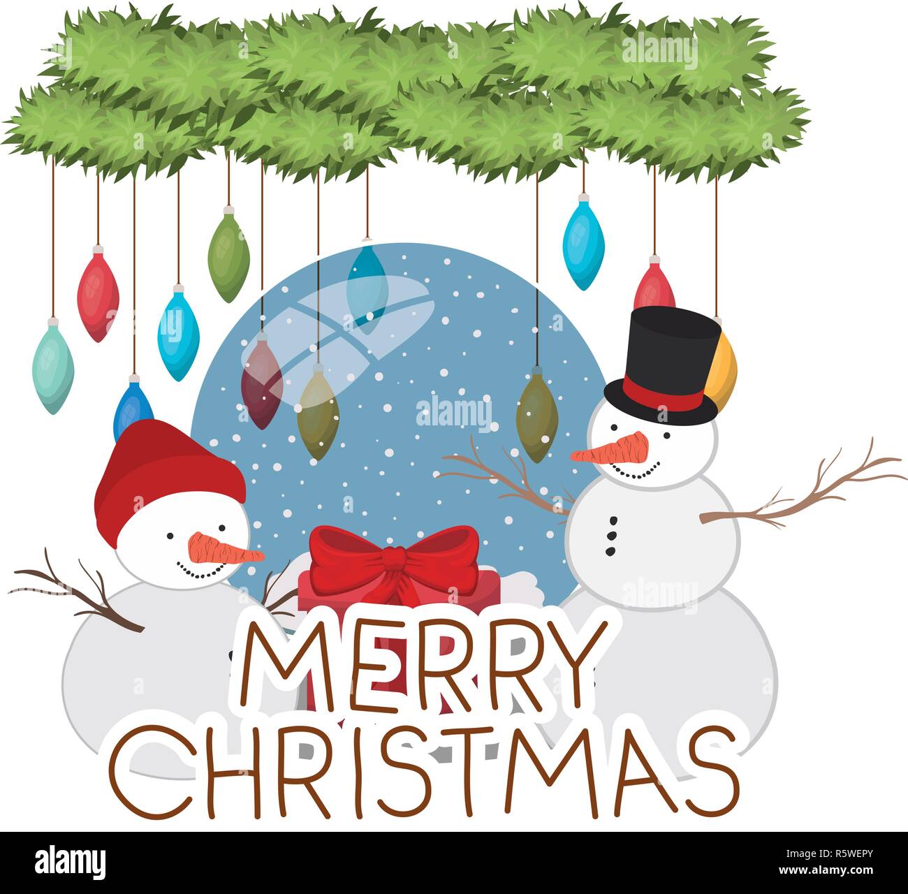 Snowball snowglobe Cut Out Stock Images & Pictures - Alamy