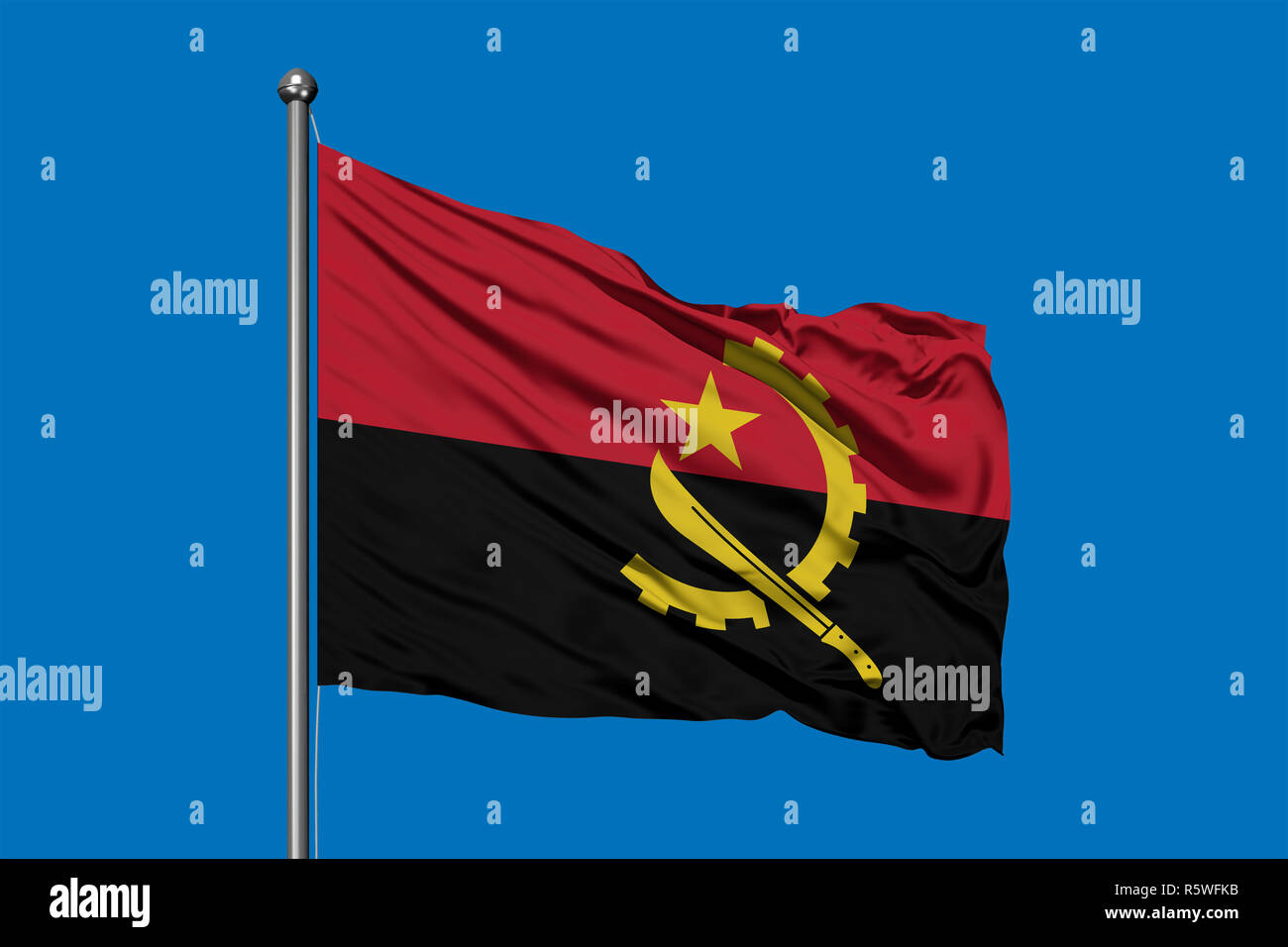 Angolan flag hi-res stock photography and images - Alamy