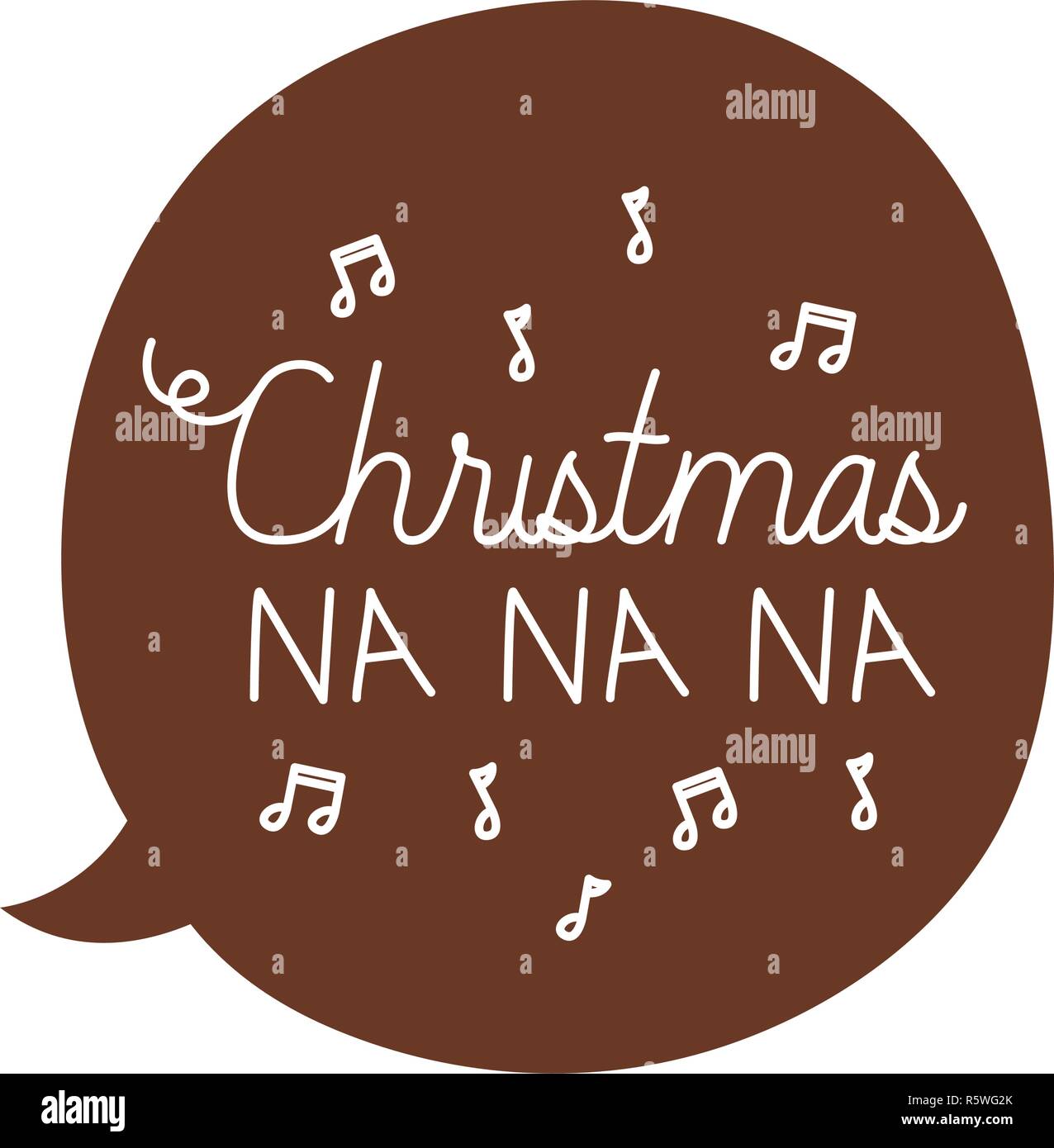 speech bubble with christmas message icon Stock Vector Image & Art - Alamy