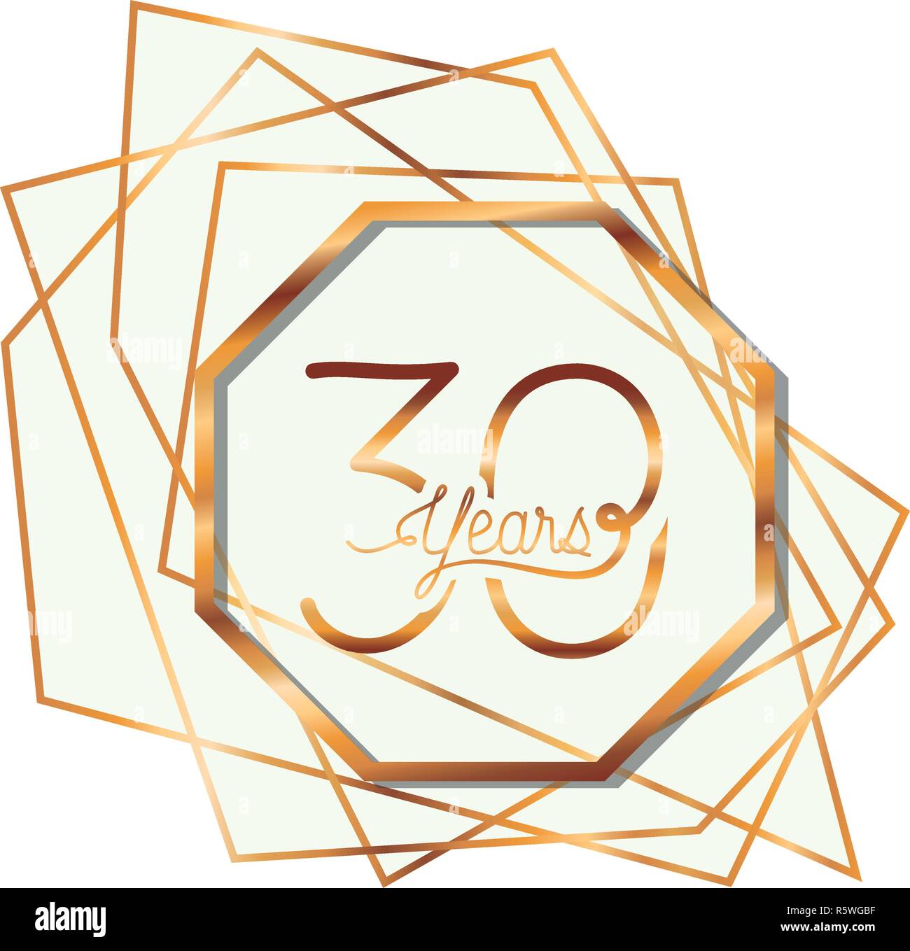 Celebrating 30 years Stock Vector Images - Alamy