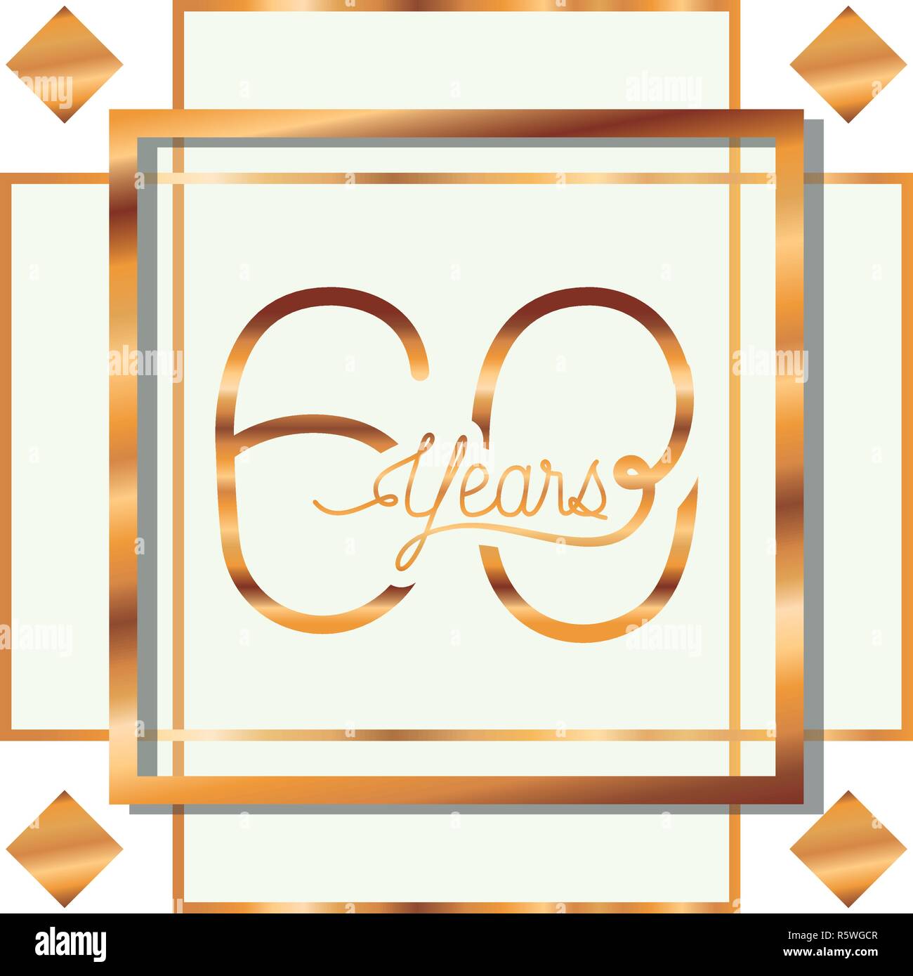 Celebrate 60th birthday Stock Vector Images - Alamy