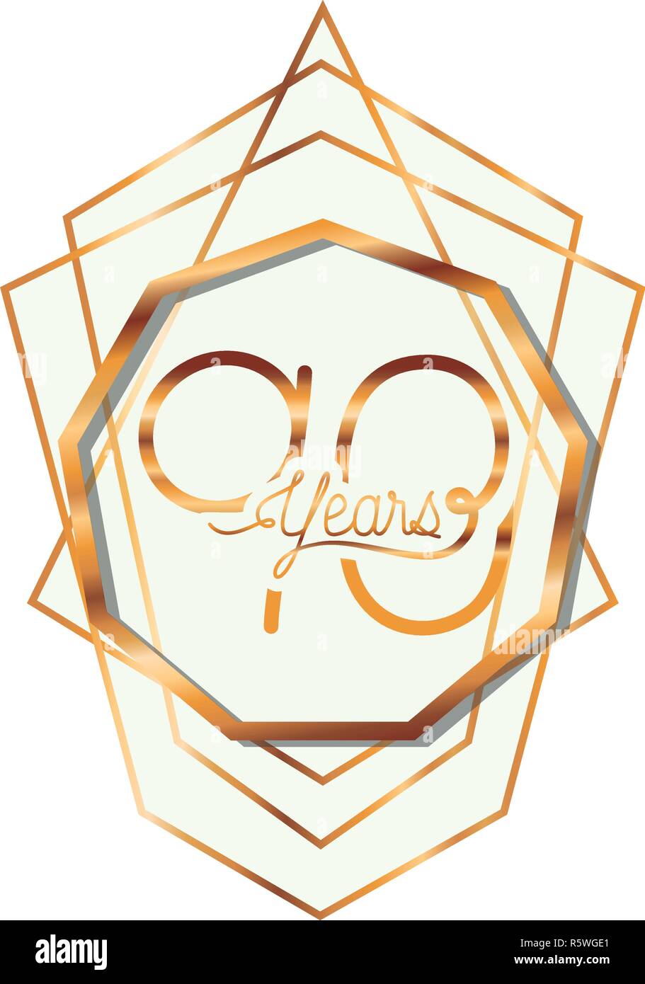 90th birthday party Stock Vector Images - Alamy