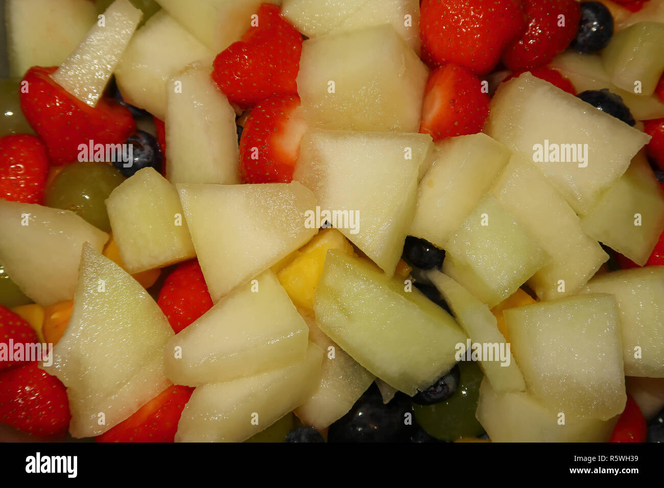 Melon chunks hi-res stock photography and images - Alamy
