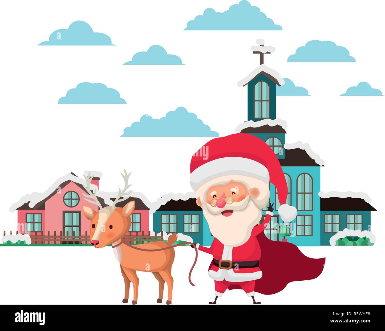 Office neighborhood Cut Out Stock Images & Pictures - Alamy