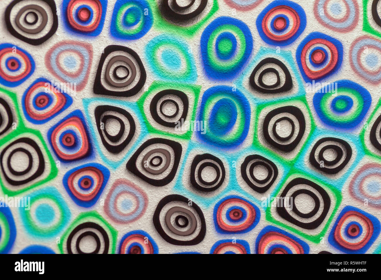 Abstract background of multi-coloured glass mosaic, stained glass ...