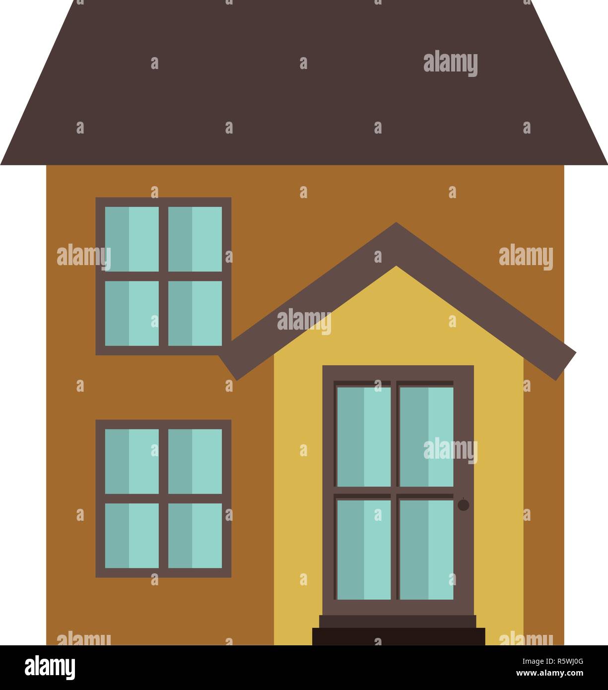 Front view garage door Stock Vector Images - Alamy