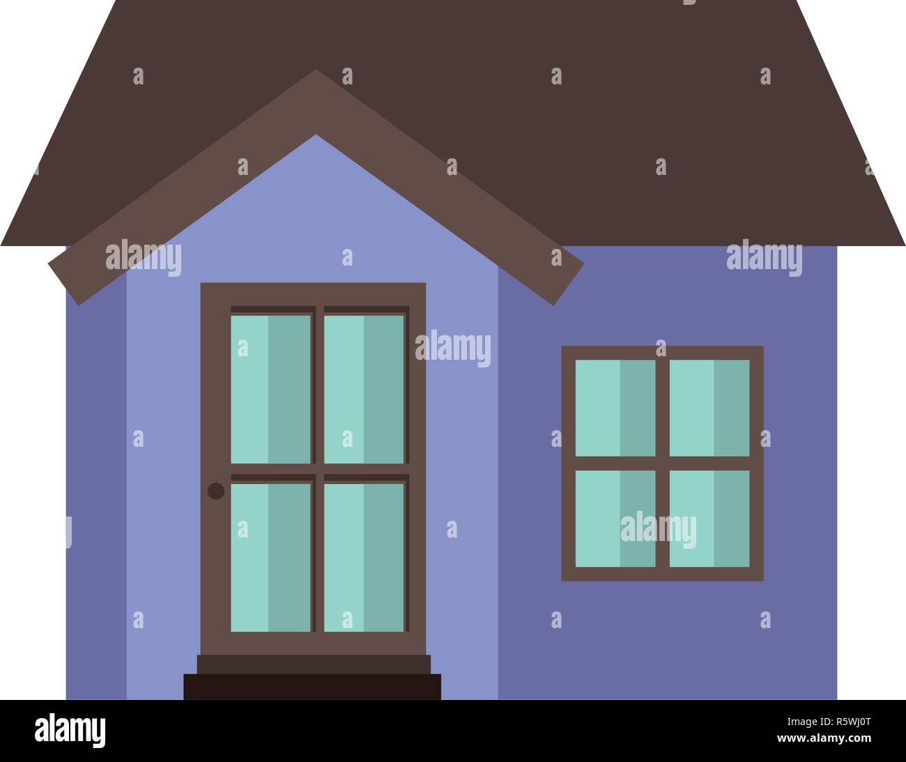 house with front view isolated icon Stock Vector Image & Art - Alamy
