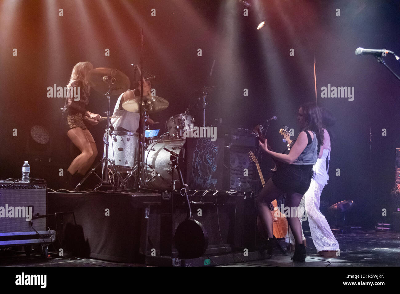 Tara McLeod, Katie Rox, Krista Wodelet and Brandi Sidoryk of the Nice ...