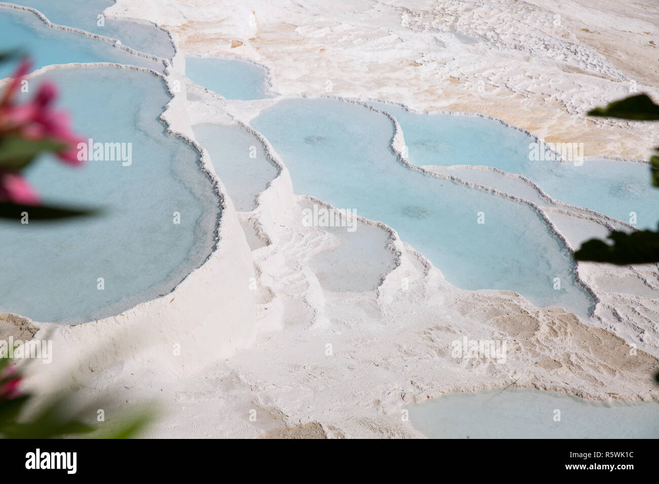 Pamukkale pools in Turkey Stock Photo - Alamy