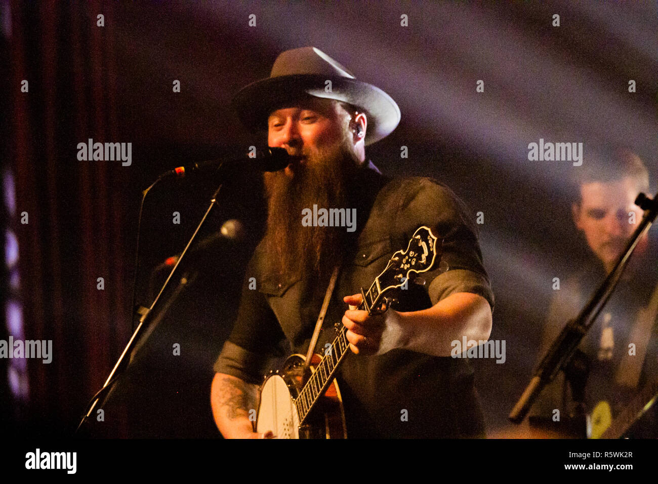 Chris Duncombe of the washboard Union seen performing at the Commodore ...