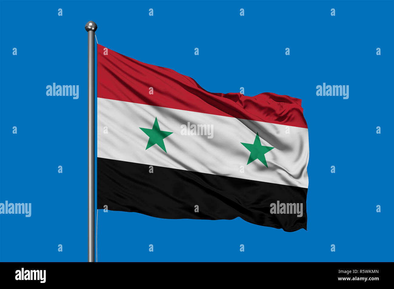Syria flagpole symbol hi-res stock photography and images - Alamy
