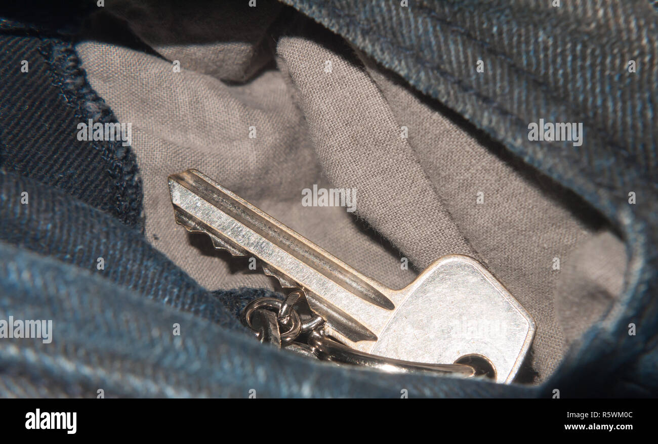 Keys in pocket hi-res stock photography and images - Alamy