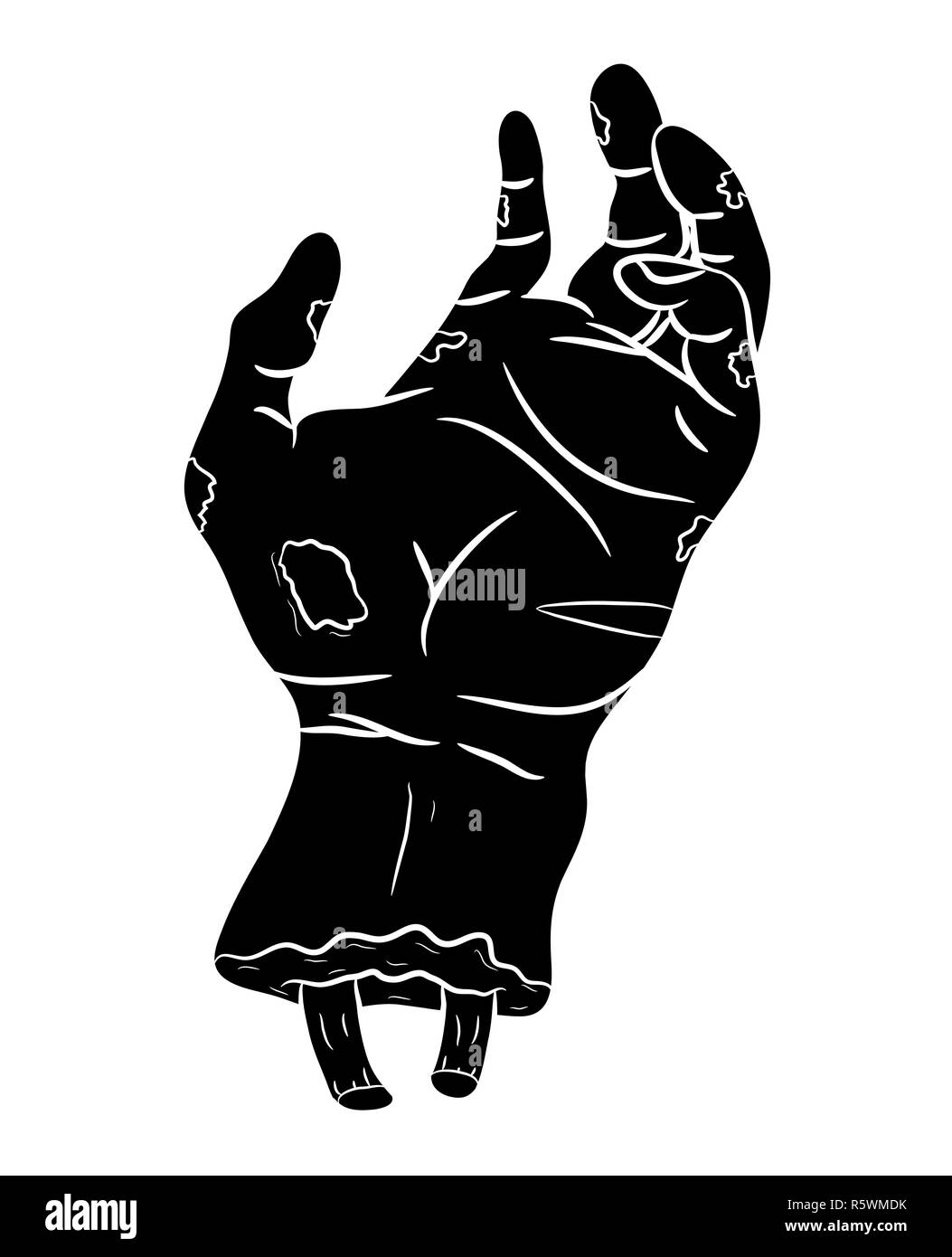 zombie hand vector symbol icon design. Beautiful illustration isolated ...