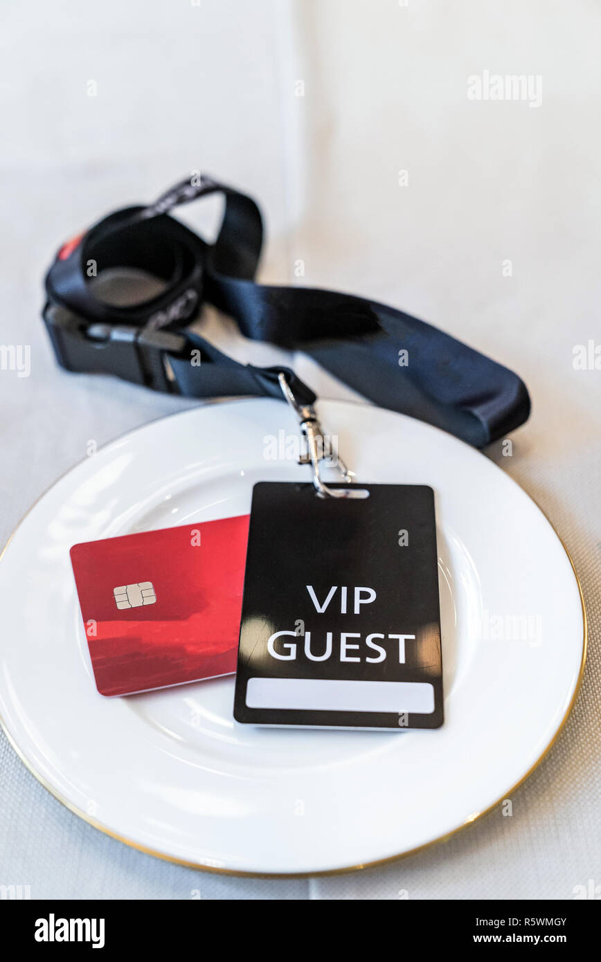 VIP Credit card Stock Photo - Alamy