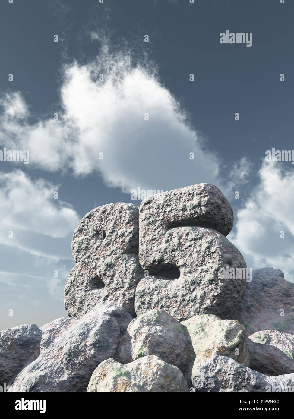 number eighty-five rocks Stock Photo - Alamy