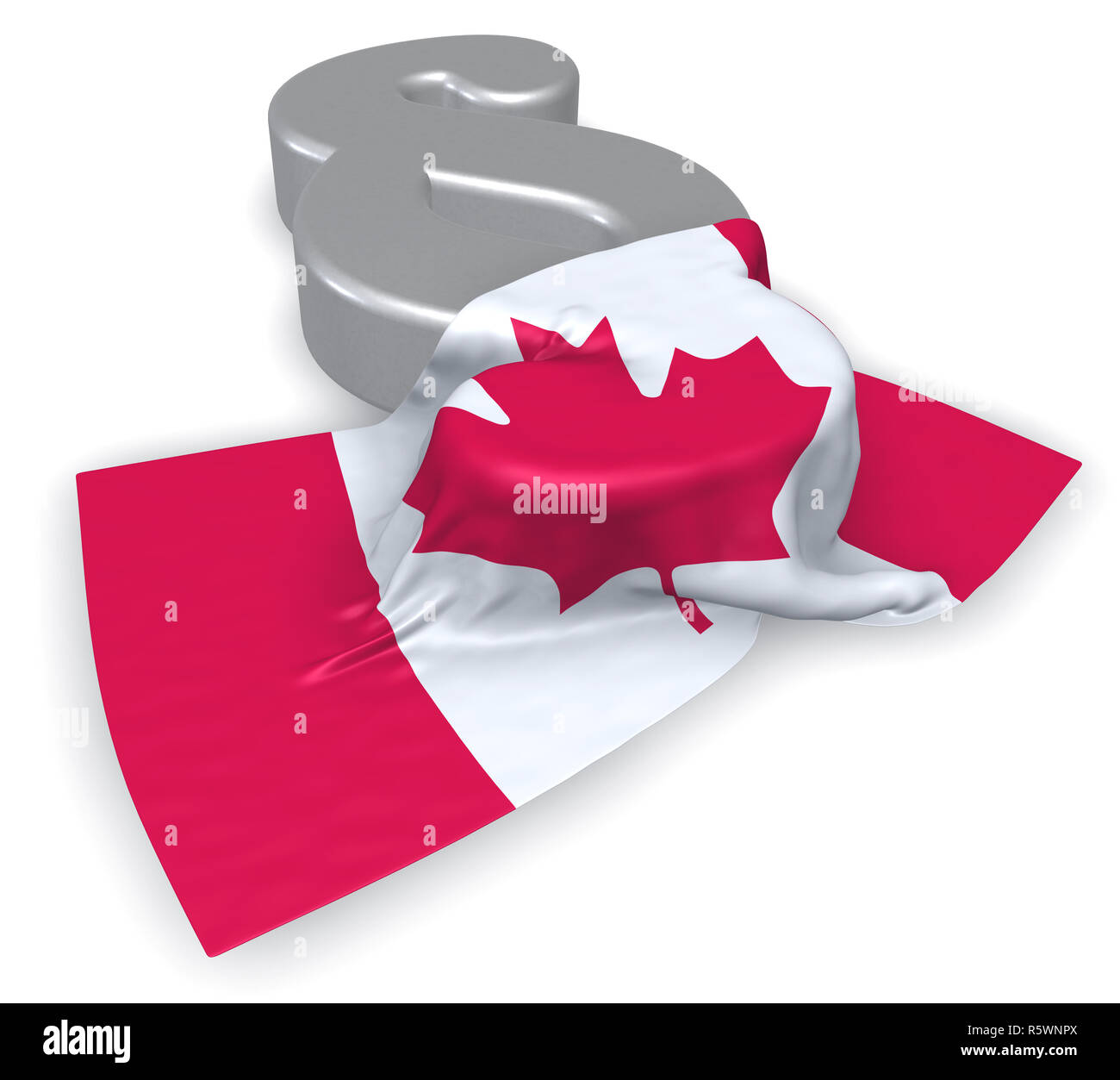 Canadian flag banners hi-res stock photography and images - Alamy