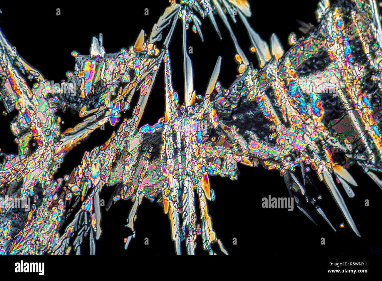 liquid fertilizer microcrystals Stock Photo - Alamy