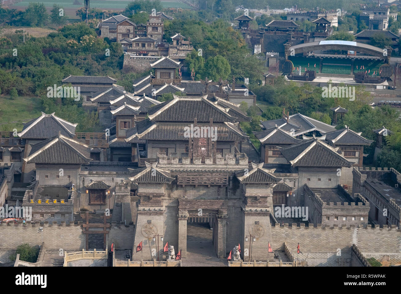 Chibi, Hubei/ CHINA - OCT 25, 2018:The ancient battle field of The red ...