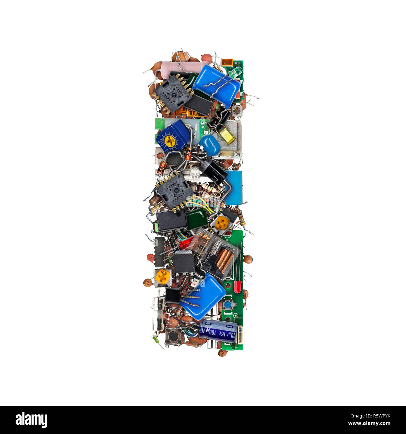 Part electronic components electrical Cut Out Stock Images & Pictures ...