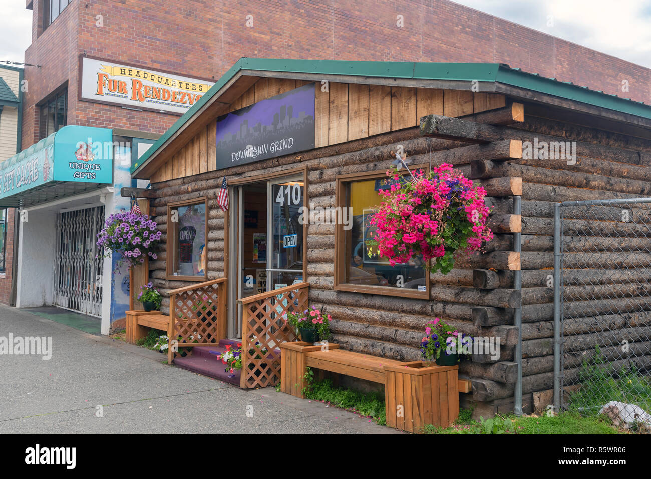 Anchorage alaska street city hi-res stock photography and images - Alamy