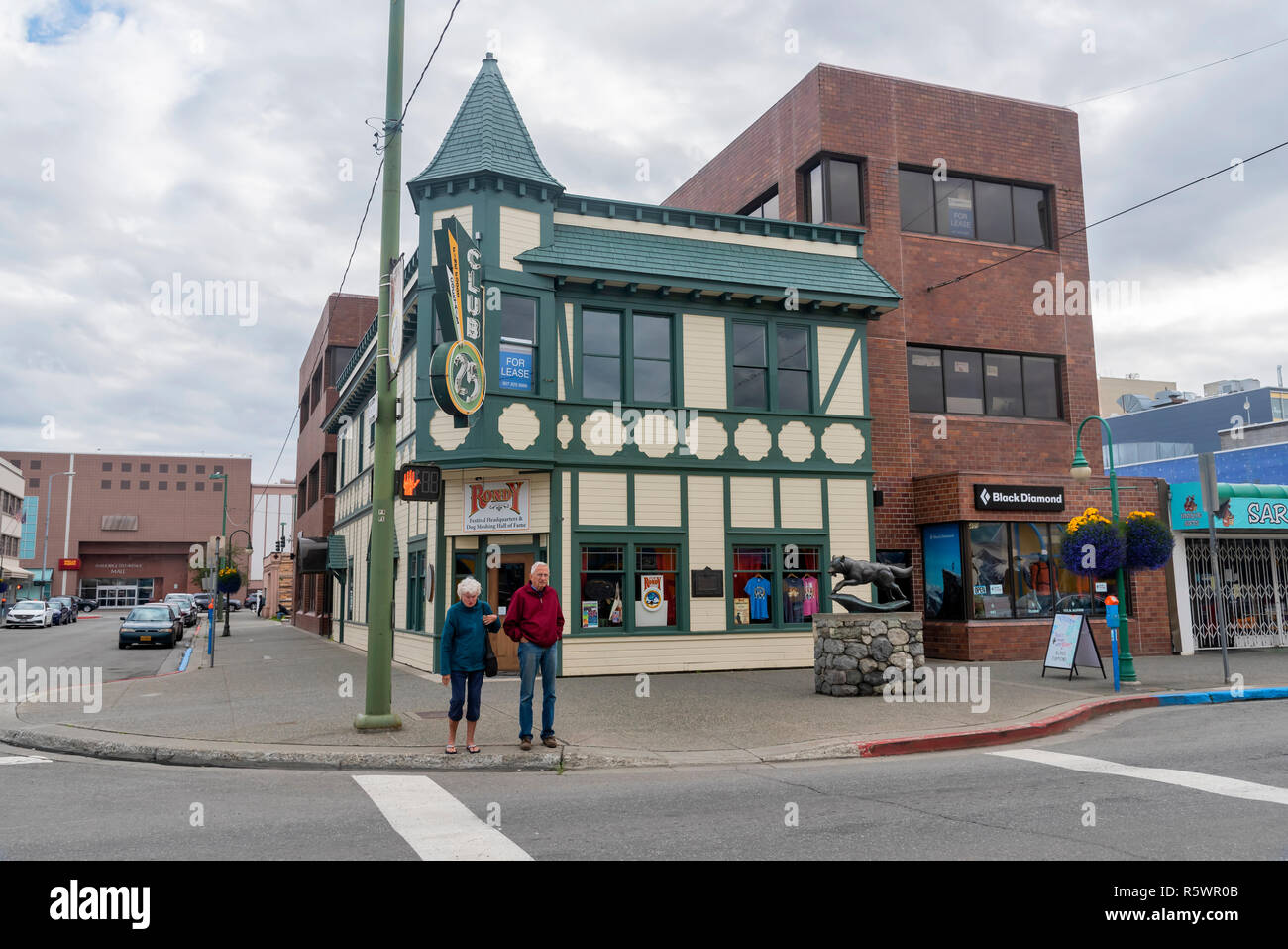 Streets of Anchorage , Municipality of Anchorage, Alaska, USA Stock ...