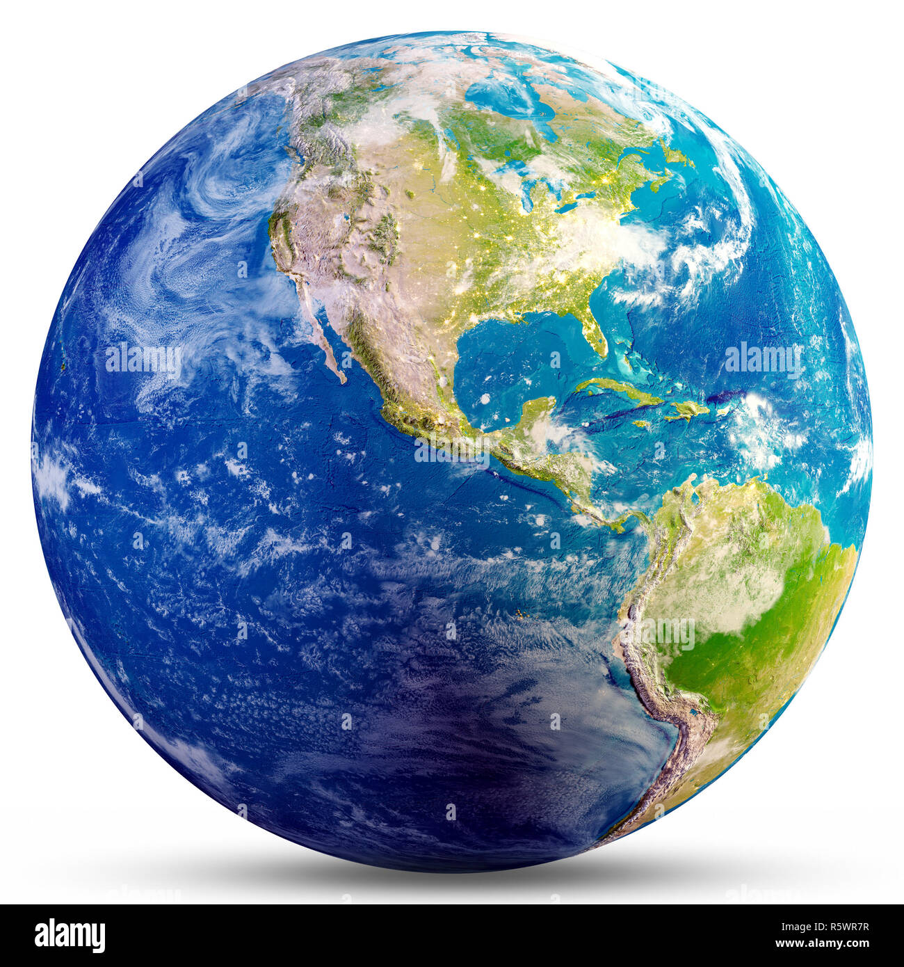 Planet earth america hi-res stock photography and images - Alamy