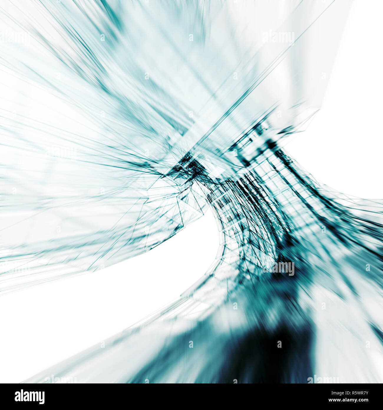3d glass abstract form hi-res stock photography and images - Alamy