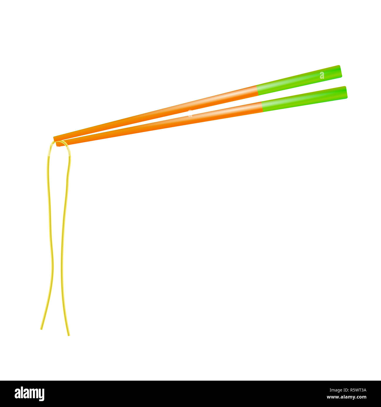 Traditional Colored Asian Chopsticks for Food Stock Photo - Alamy