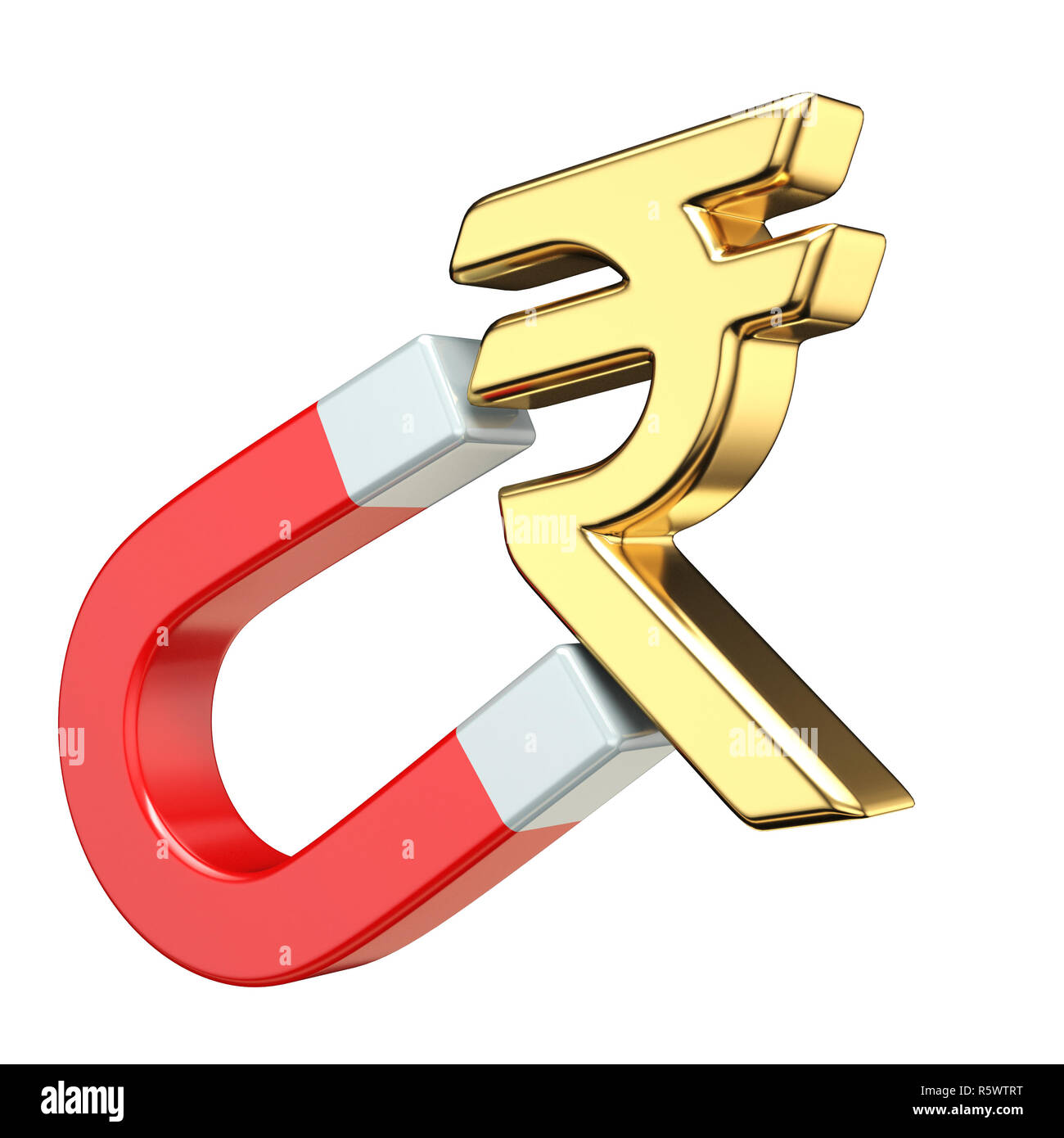 Rupee Sign Red
