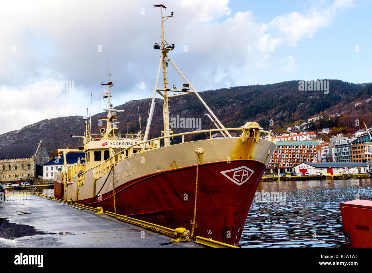 Fishery patrol and Guard Vessel Ankerfisk, built 1978 ex. Thor Erling ...