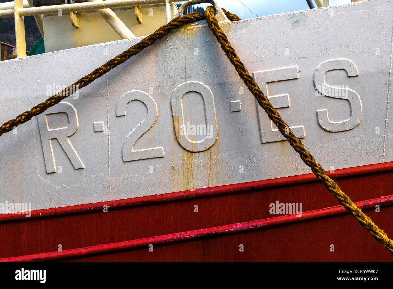 Former vessel registration number of Fishery patrol and Guard Vessel ...
