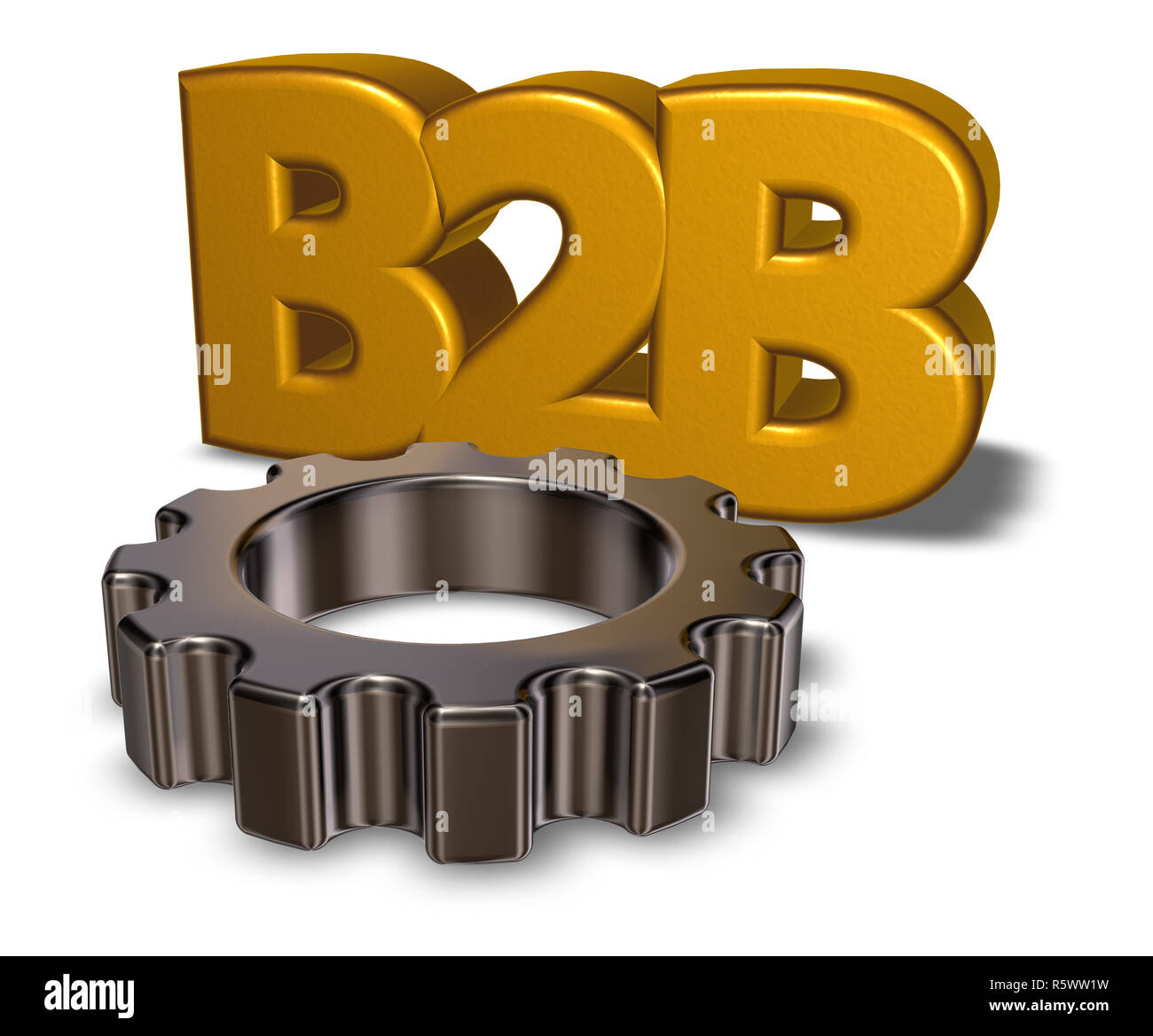 b2b tag and gear Stock Photo - Alamy