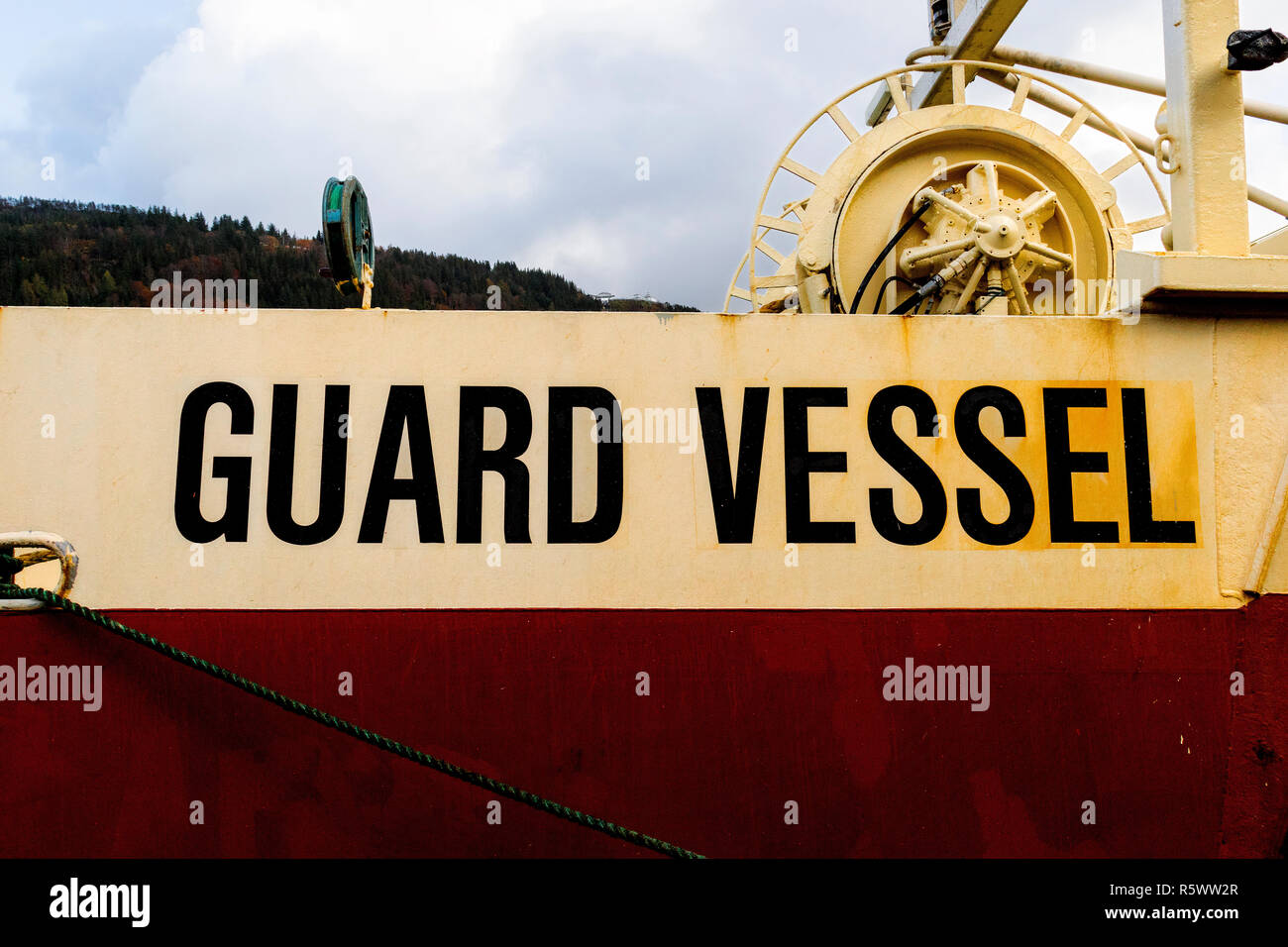 Fishery patrol and Guard Vessel Ankerfisk, built 1978 ex. Thor Erling ...