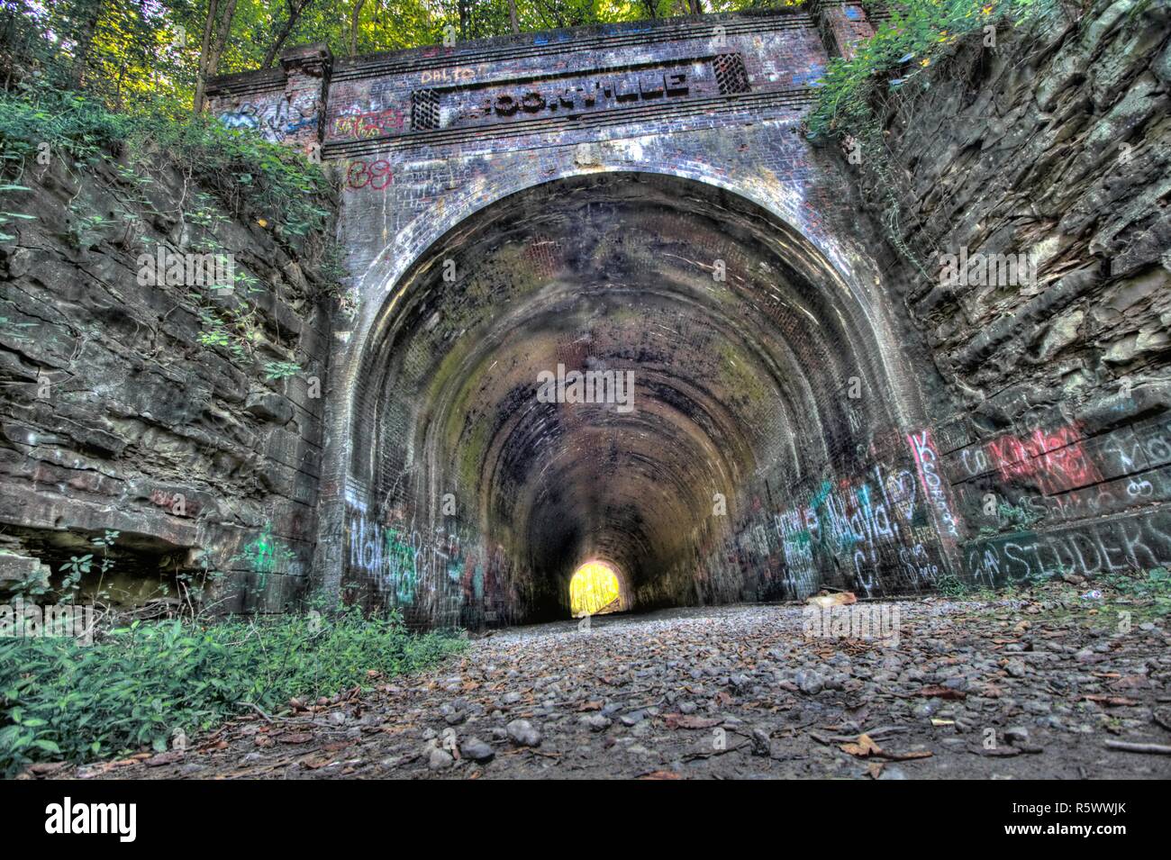 Moonville Tunnel, Vinton County, Ohio Stock Photo - Alamy