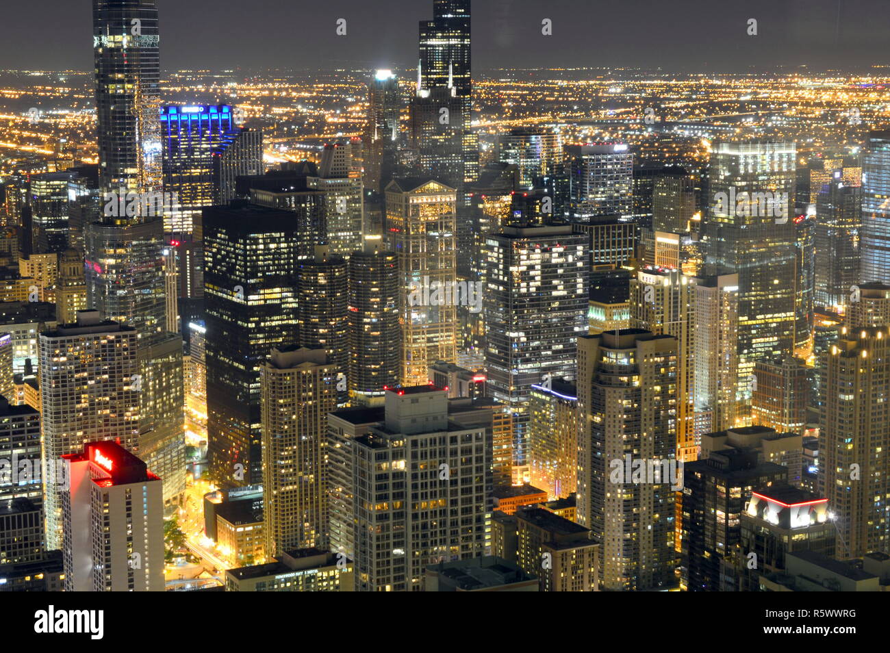 Chicago, Illinois - USA - August 20, 2016: Downtown Chicago Skyline ...