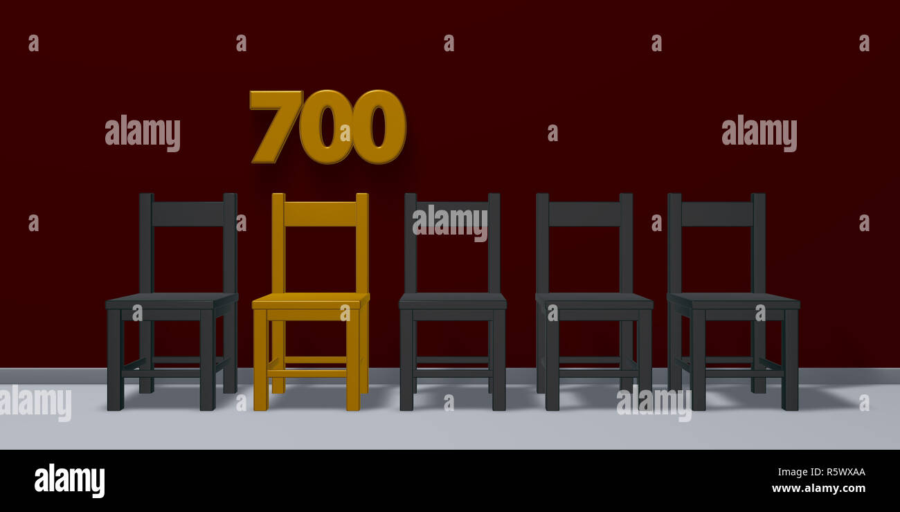 3d number 700 hi-res stock photography and images - Alamy