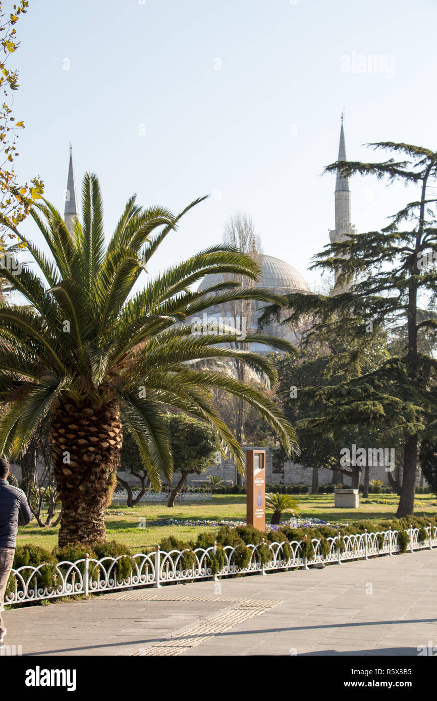 Outer view of Ottoman style mosque in Istanbul Stock Photo - Alamy