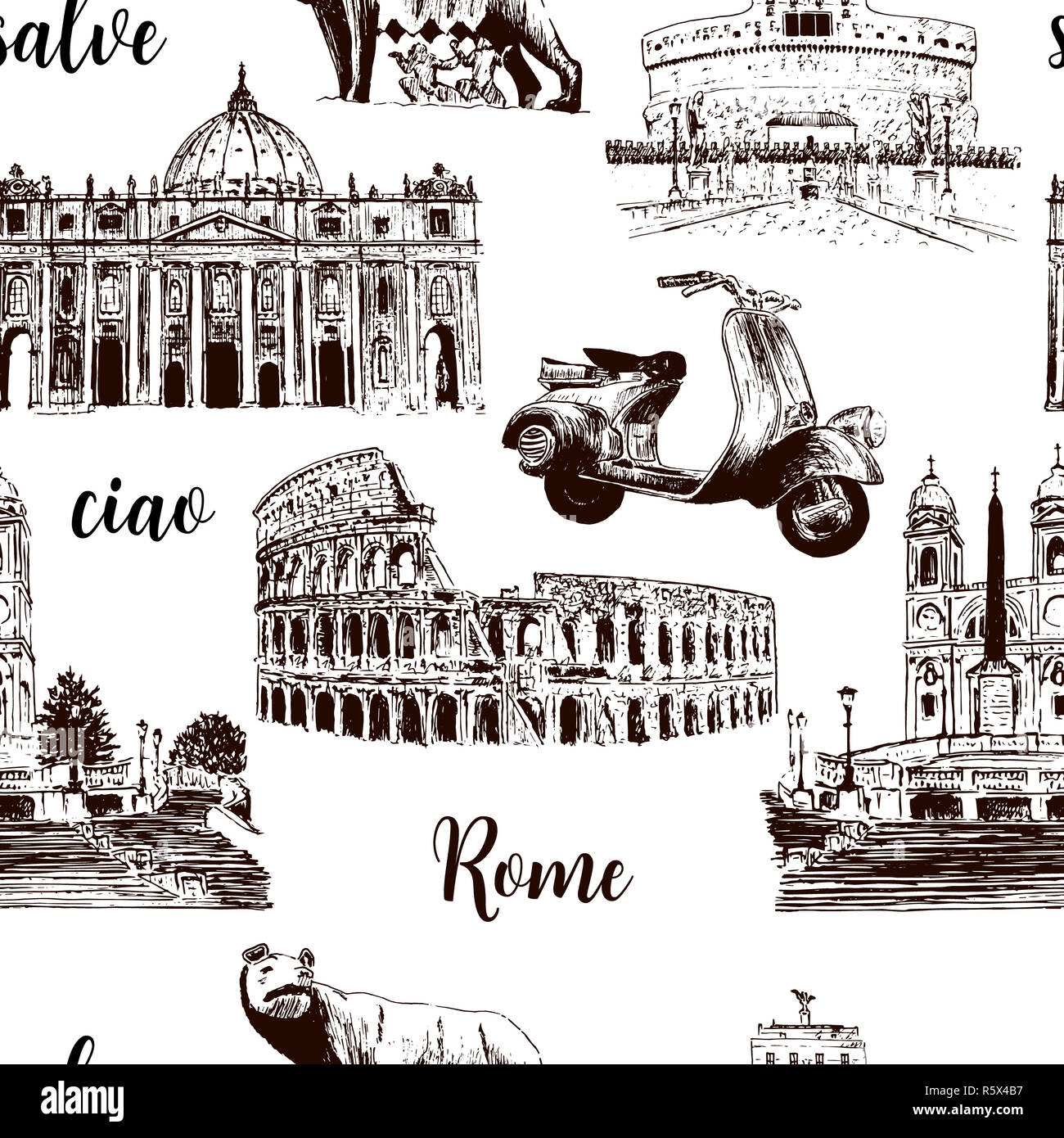 Roman Coliseum Silhouette Vector Illustration Stock Photos & Roman ...