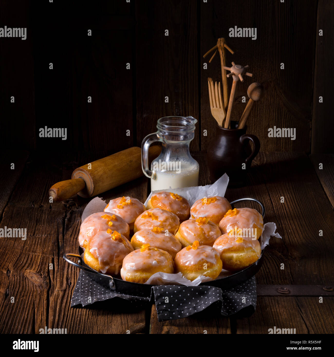 a tasty berliner (donut Stock Photo - Alamy