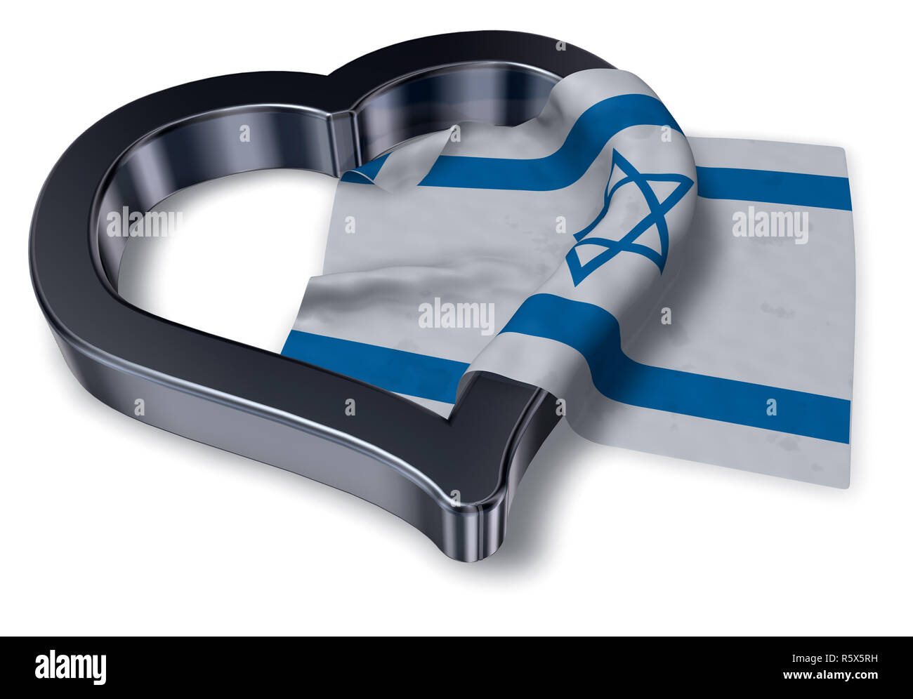 Israel 3d heart hi-res stock photography and images - Alamy